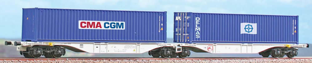 ACME AC40261 - Container Wagon Type Sggmrss ’90 ZSSK Cargo with two ...