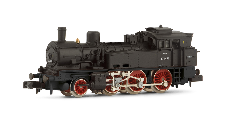 Arnold 2132 - Steam locomotive class 674, ex. prussian T12 OBB