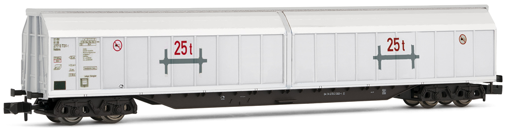 Arnold 6184 - Sliding walls wagon, type Habbins, with lettering 25t DB