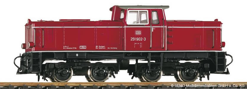 Bemo 1001803 - DB V51 903, Diesel locomotive red