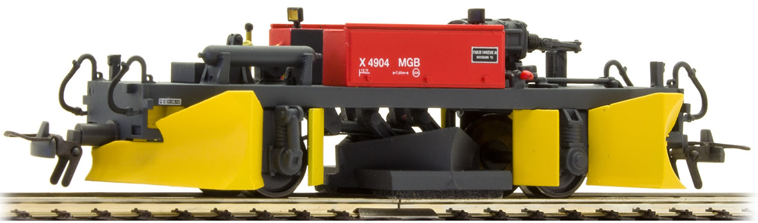 Bemo 2299254 - Swiss X 4904 Track Plow of the MGB