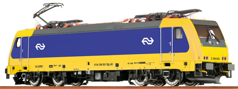 Brawa 43944 - Dutch Electric Locomotive BR186 of the NS - Digital EXTRA ...