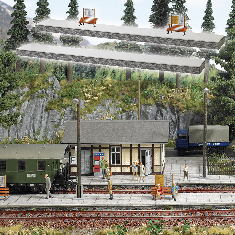 Busch 10000 - Train Platform