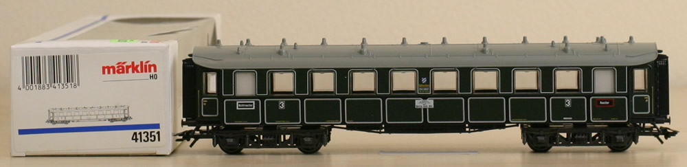 Consignment 41351 - Marklin 41351 3rd Class Passenger Car