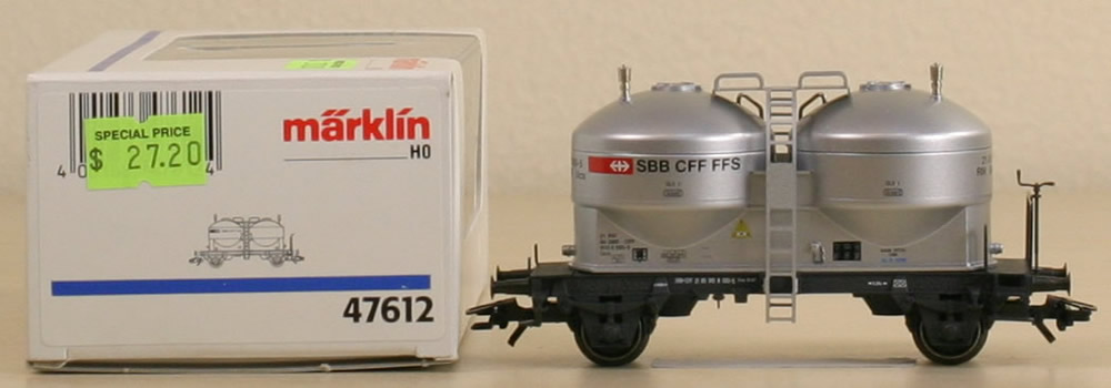 Consignment 47612 - MARKLIN 47612 SBB SILO CAR