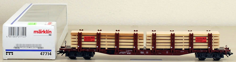 Consignment 47714 - Marklin 47714 Flat Car with Lumber Load
