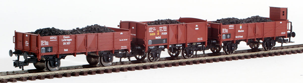 Consignment FL521204 - Fleischmann German 3-Piece Freight Car w/ Coal ...
