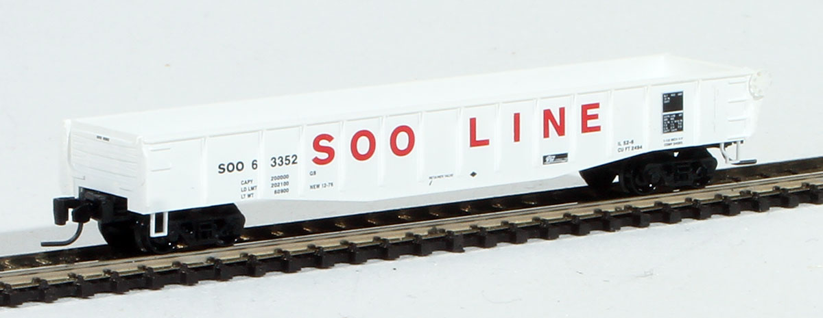 Consignment MT52200110 - Micro-Trains American 50' Gondola, Fishbelly Side w/ Drop Ends of the ...