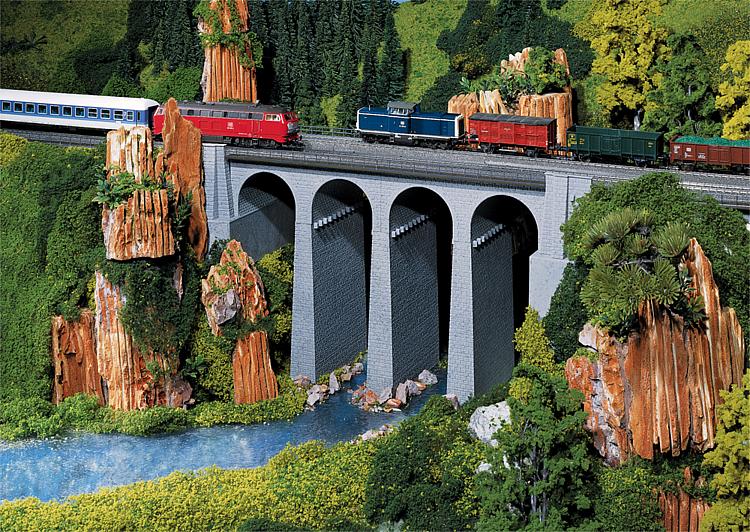 Faller 120488 - Viaduct bridge, two-track