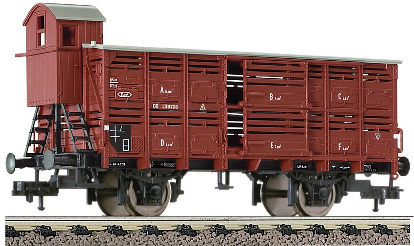 Fleischmann 536204 - German Box Car for Live Stock of the DB