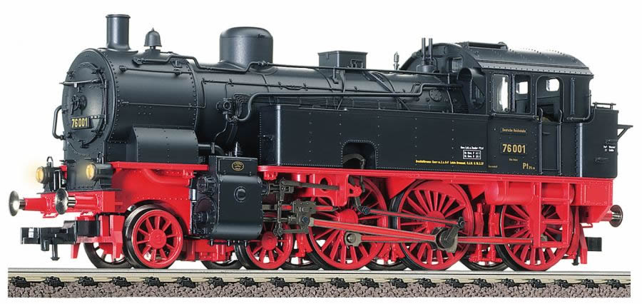 Fleischmann 74046 - Tank loco of the DRG, class 76.0, with load ...