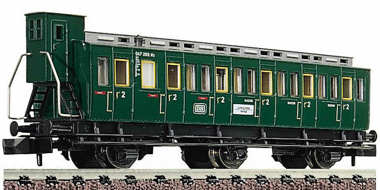 Fleischmann 8794 - Compartment coach 2nd class with brakemans cab, 3 ...