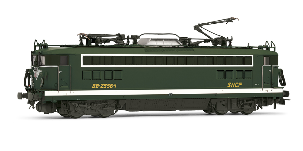 Jouef 2256 - French Electric Locomotive BB 25500 short cabin, green livery of the SNCF