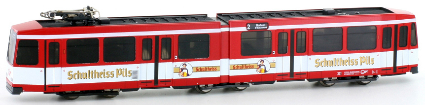 Kato HobbyTrain Lemke H14904S - Streetcar Düwag M6 BOGESTRA ...