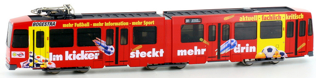 Kato HobbyTrain Lemke H14907S - Streetcar Düwag M6 BOGESTRA "Kicker ...