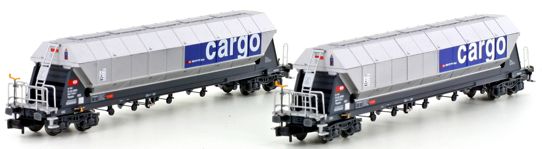 Kato HobbyTrain Lemke H23468 - 2pc Tagnppss Silowagen "Cocoa transport"