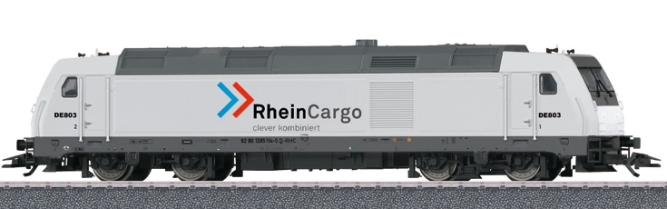 Marklin 36652 - German Diesel Locomotive cl 285 Rhein Cargo - Start Up