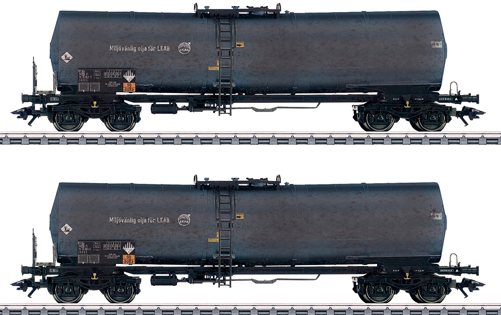 Marklin 47567 - Swedish Tank Car Set of Green Cargo