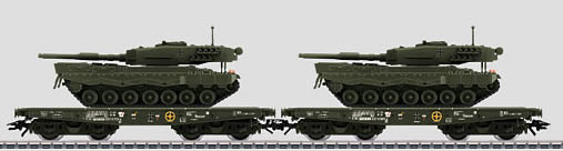 Marklin 48739 - German Federal Army: Transport by Rail for 2 "Leopard 2 ...