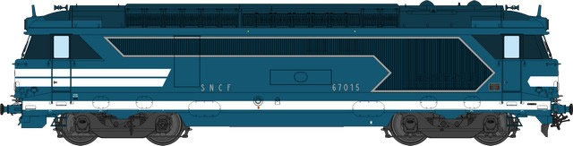 REE Modeles MB-016S - French Diesel Locomotive Class BB 67015 of the ...