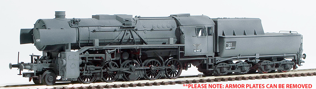 REI Models 22228GW - German Steam Locomotive BR 42 of the DRB Wehrmacht ...