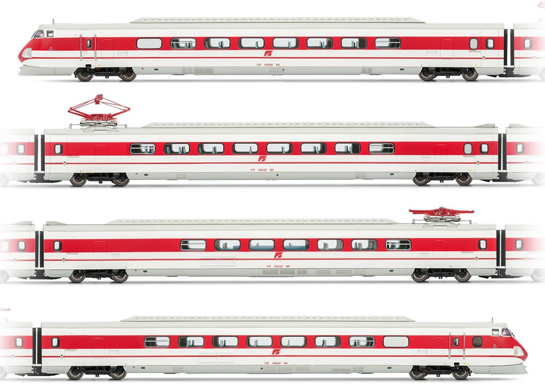 Rivarossi 2472 - Italian Electric Railcar Set Class ETR 450 of the FS
