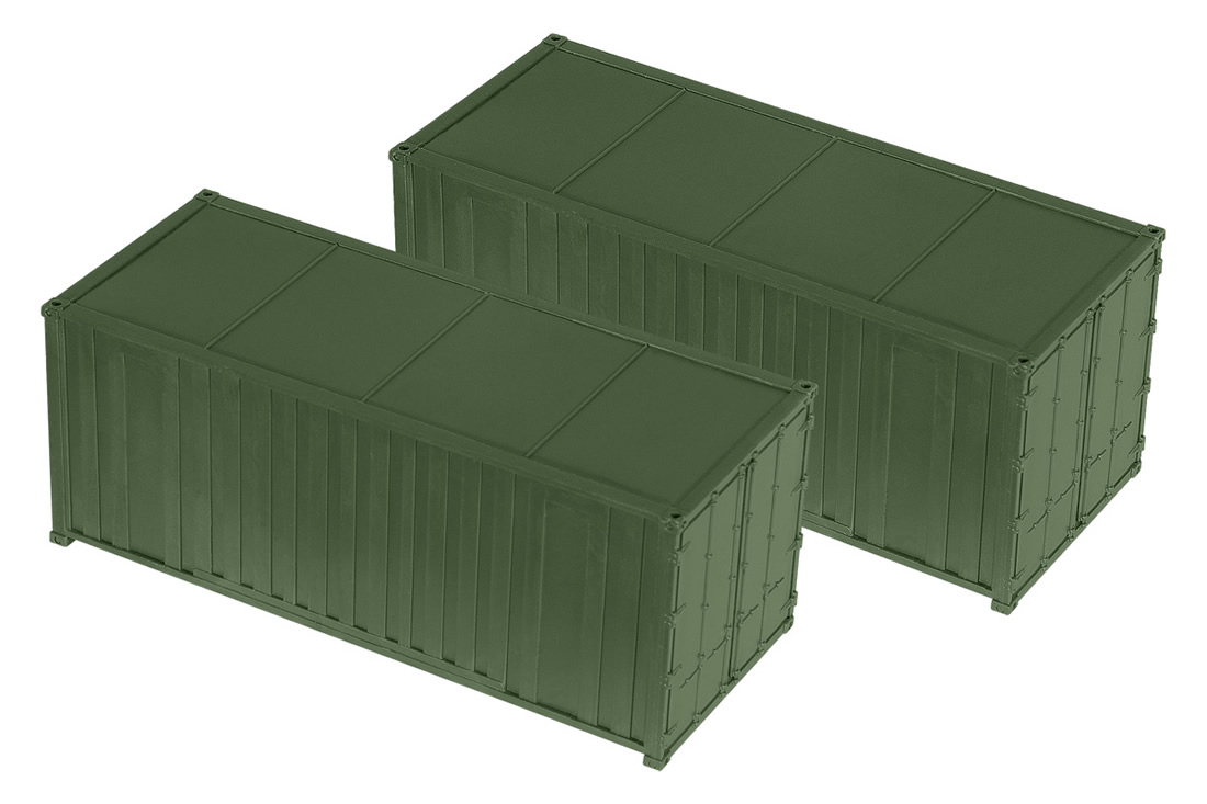 Roco 05100 - 2pc 20 feet container Set