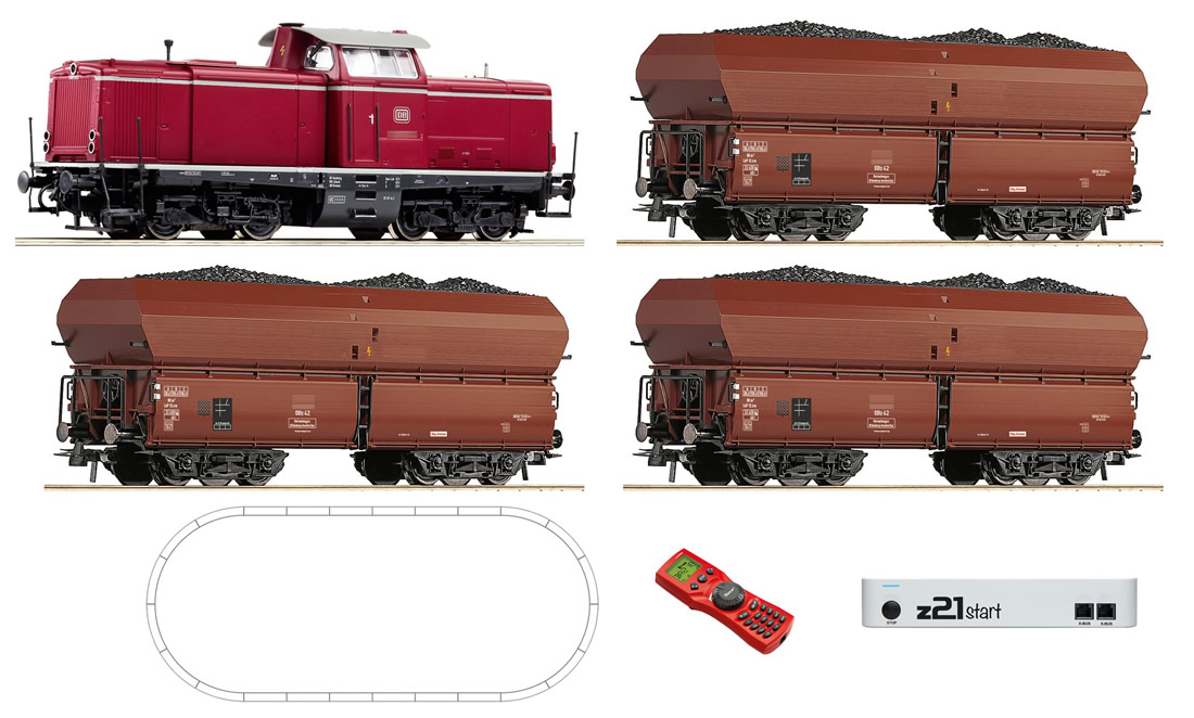 Roco 51268 - German Digital Starter Set z21 with Class 212 Diesel ...