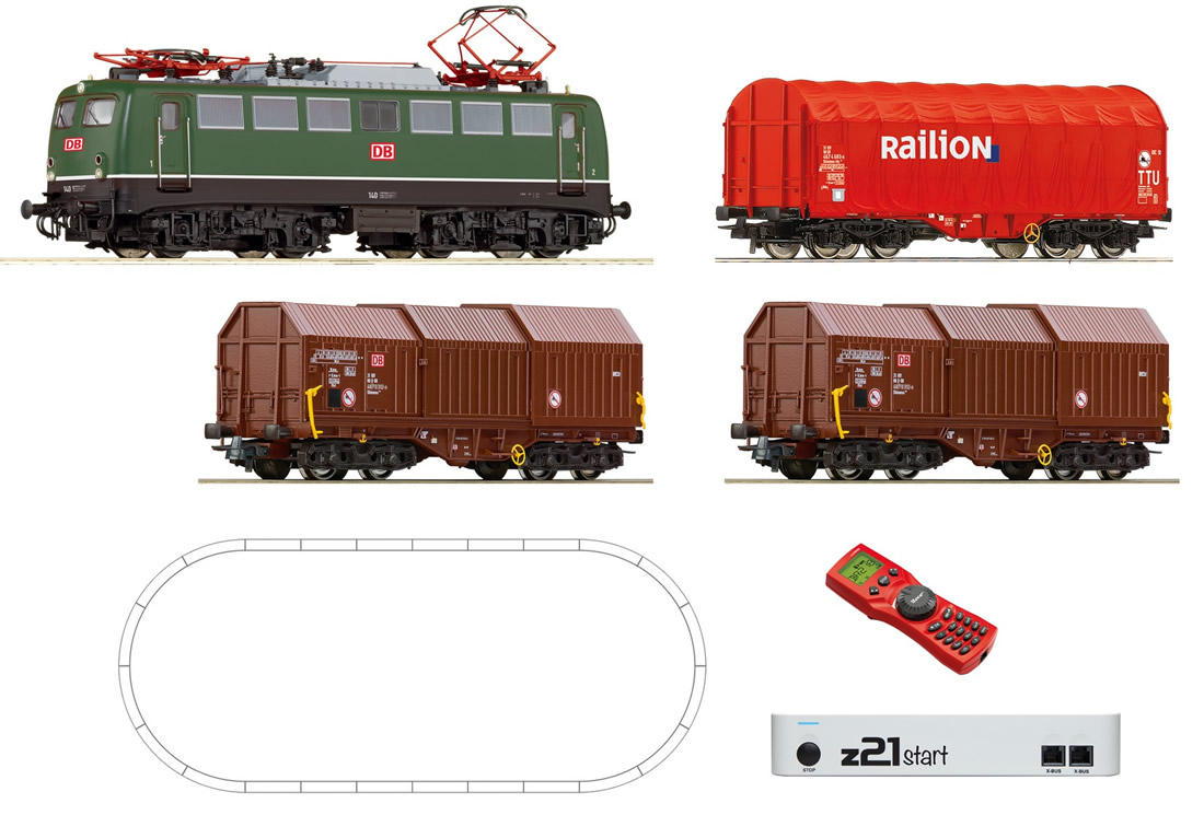 Roco 51281 - German Digital Starter Set z21 with Class 140 Electric ...