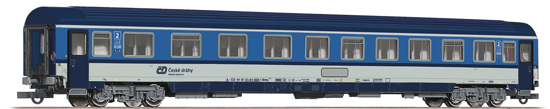Roco 64645 - Czech 2nd Class Passenger Carriage "Eurofima" of the CD