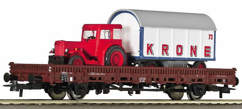 Roco 66677 - Stake car, DB, "Zirkus Krone"