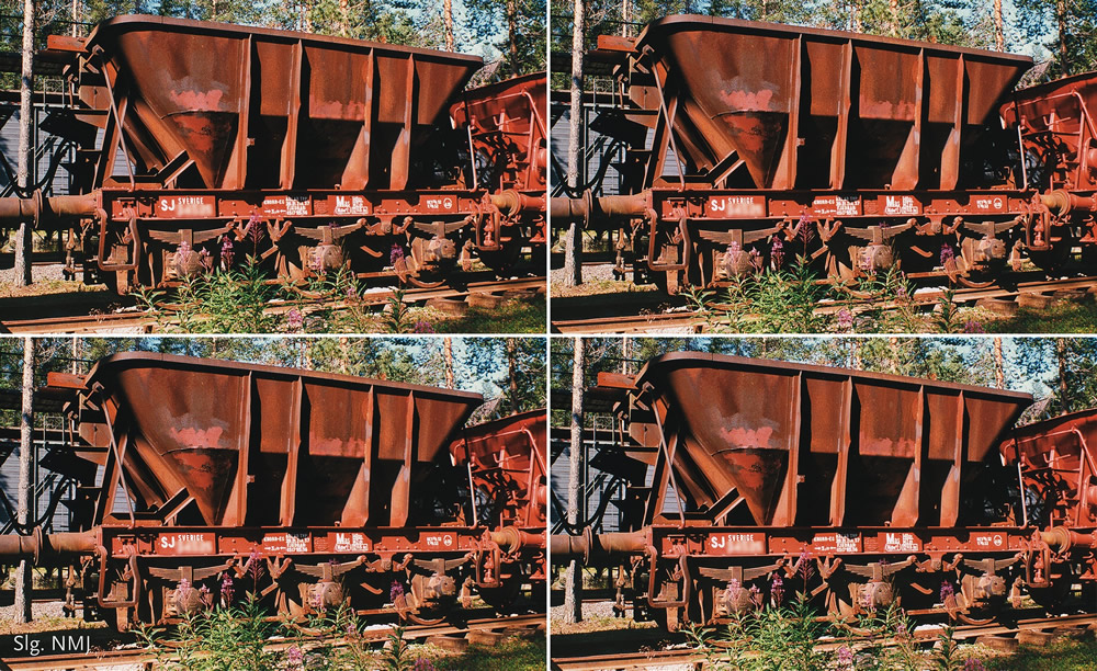 Roco 67070 - Swedish 4-piece Set Ore Wagon MAS 4 of the SJ