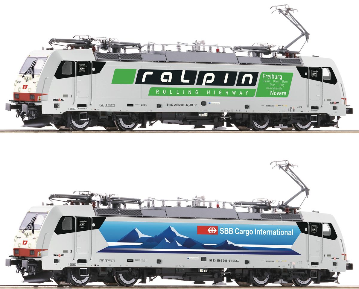 Roco 70651 - Swiss Electric locomotive 186 908-6 of the SBB/RAlpin