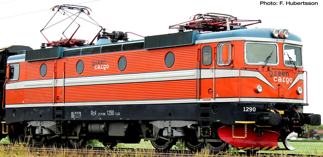 Roco 73441 - Swedish Electric Locomotive Rc4 1290 of the SJ (DCC Sound ...