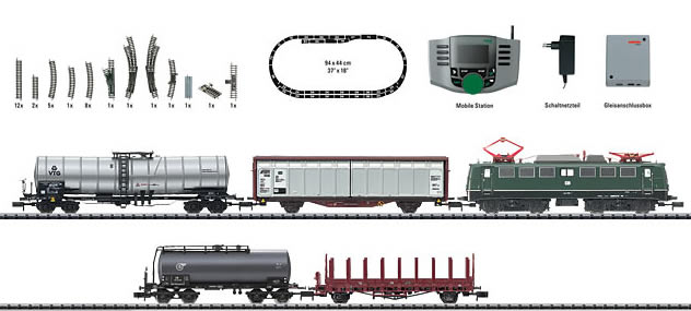 Trix 11129 - "Freight Train" Digital Starter Set w/Class V200.0